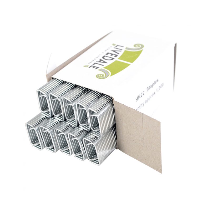 HR22 Flexible Hog ring strip box of 2,000 - Livedale Foam & Sundries Ltd