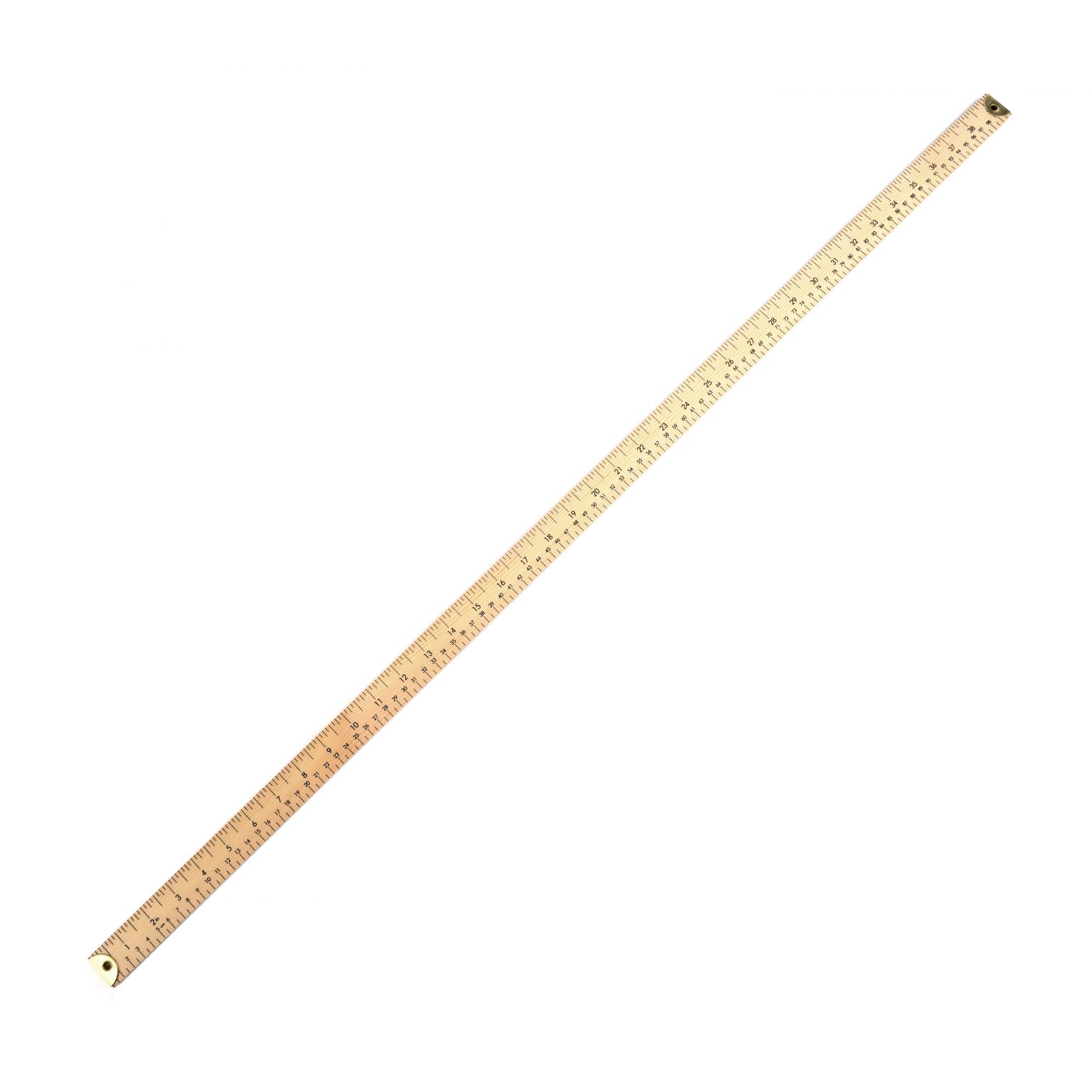 Osborne Wooden metre rule Dual marked. Brass ends. - Livedale Foam ...