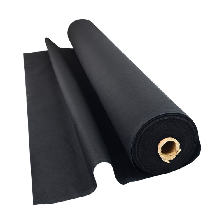 54" Wide Black Poly-Cotton Platform Cloth - Livedale Foam & Sundries Ltd