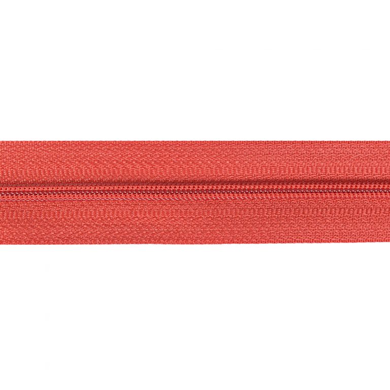 No.3 Red continuous zip - Livedale Foam & Sundries Ltd