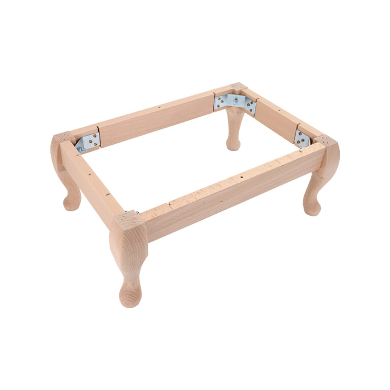 Raw Queen Anne Footstool 460mm x 300mm - Livedale Foam & Sundries Ltd